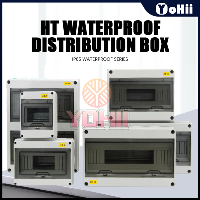 8/12 Way Electrical Circuit Breaker Box / AC DC Solar System Outdoor ...