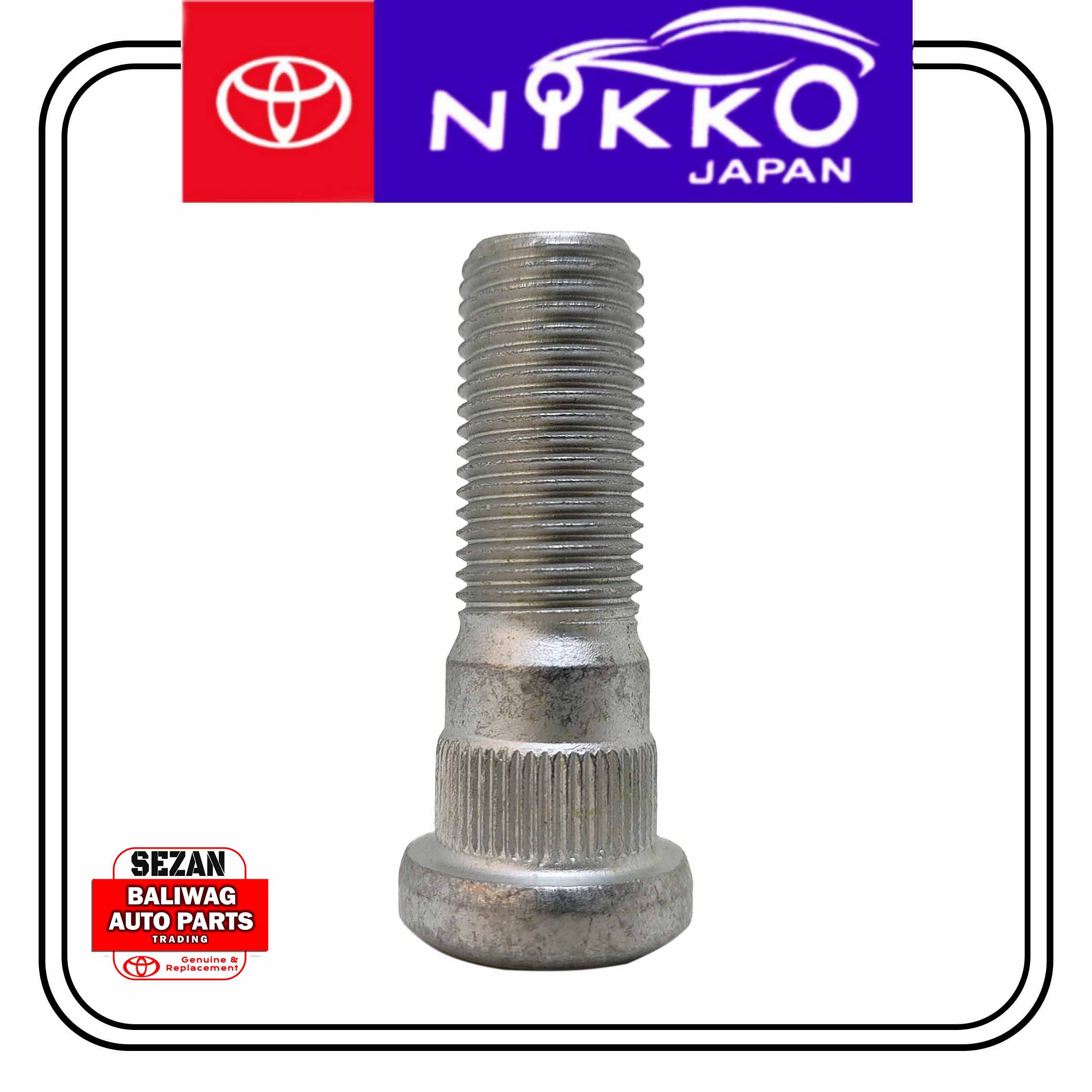 NIKKO JAPAN WHEEL LUG STUD BOLT TOYOTA LAND CRUISER 2001-2016 90942 ...