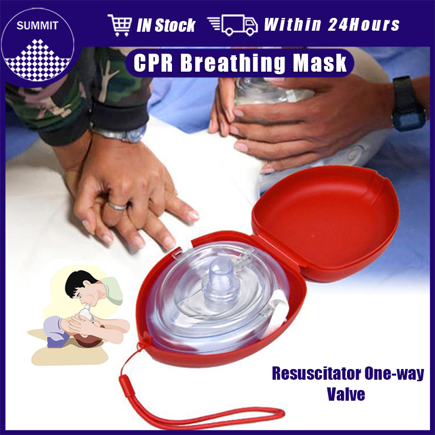 ABS First Aid CPR Breathing Mask Resuscitator One-way Valve for ...