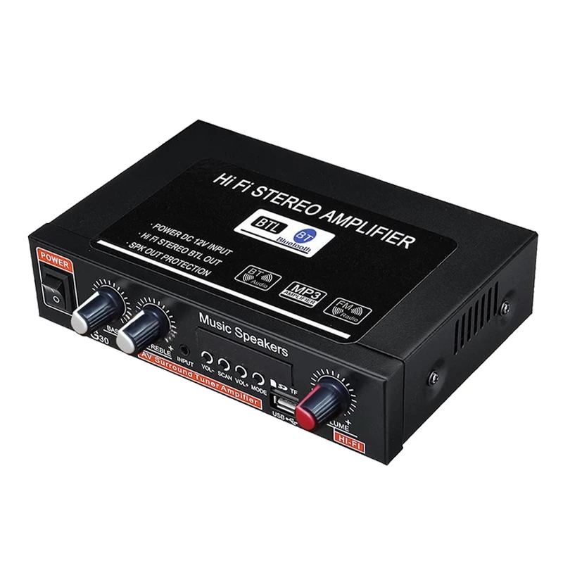 Carstorm G30 Audio Amplifier Digital for Car Powerful Bluetooth 5.0 ...