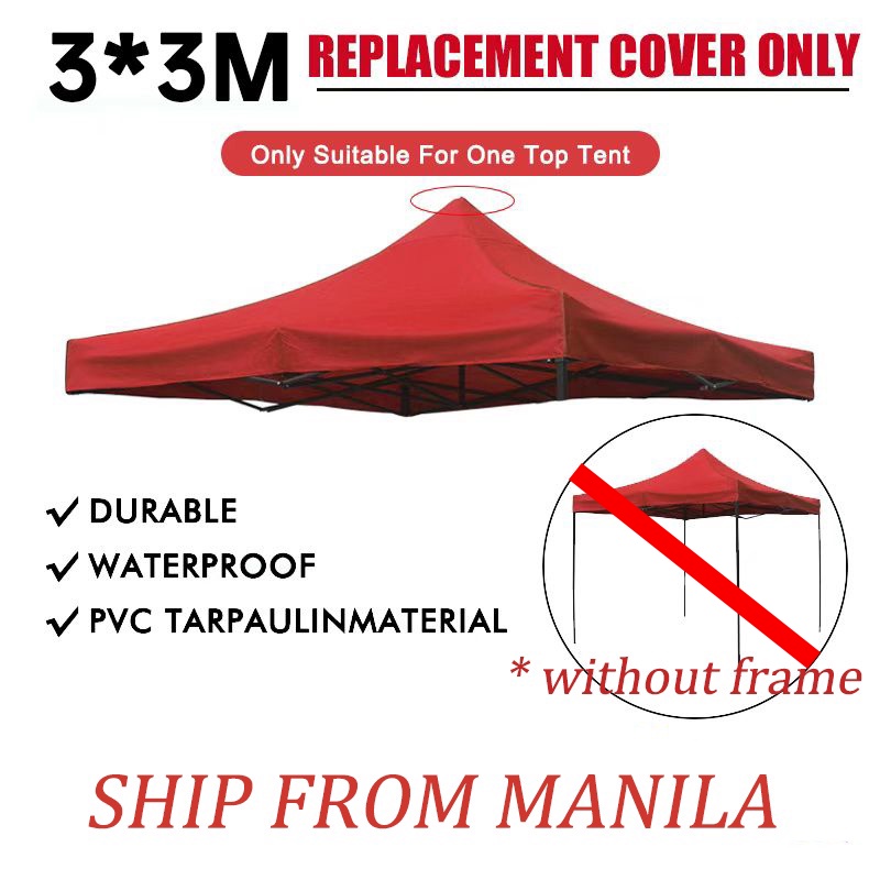 COD Retractable tent cover replacement 2x2 3x3metres canopy replacement ...