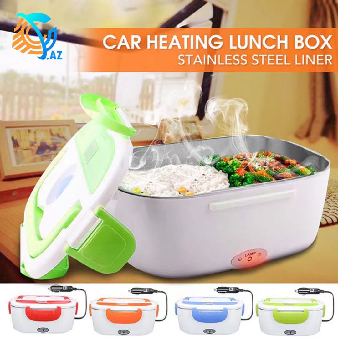 CC.AZ Electric Lunch box Heated Food Warmer Box Container | Lazada PH