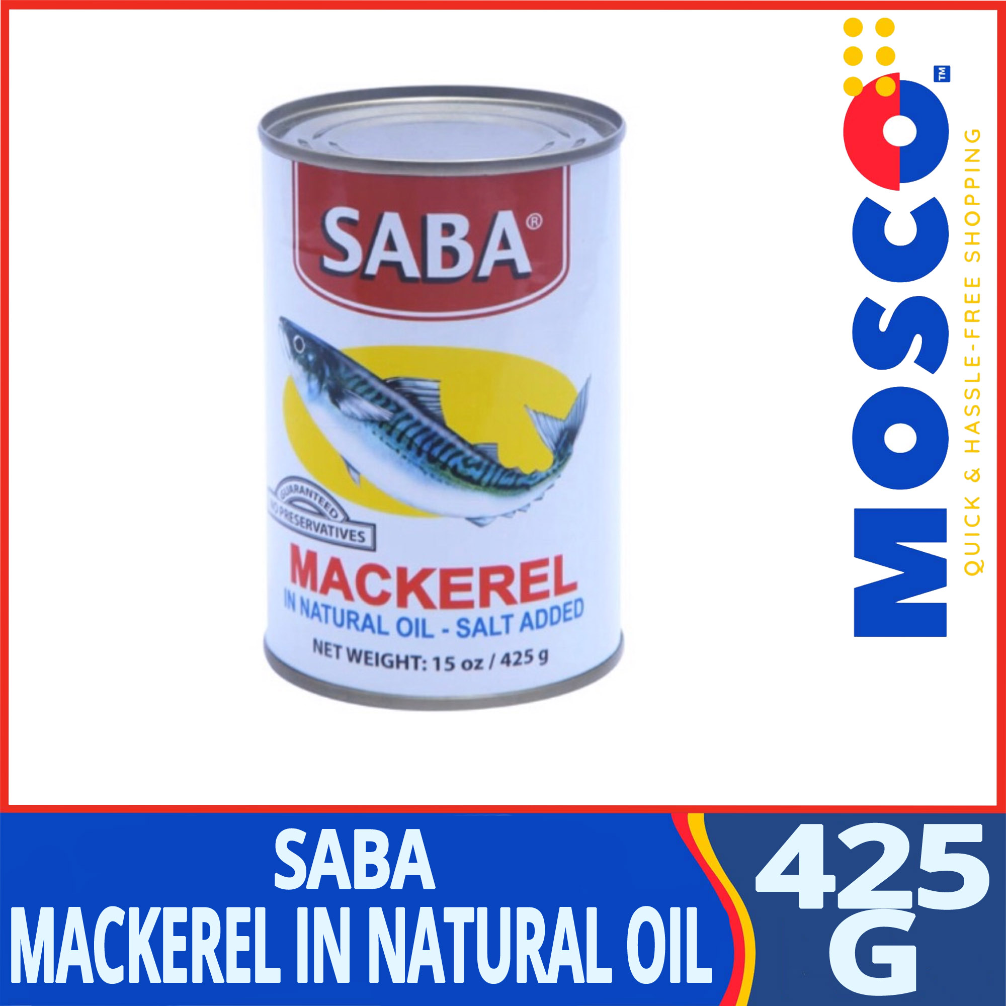 Saba Mackerel In Natural Oil 425g | Lazada PH