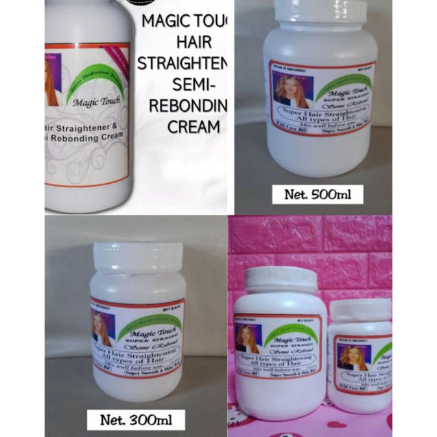 Magic Touch Hair Straightener Super Straight Semi Rebonding Cream Hair ...