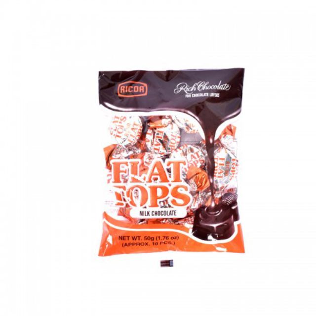Ricoa Flat Tops Milk Chocolate 10pcs | Lazada PH