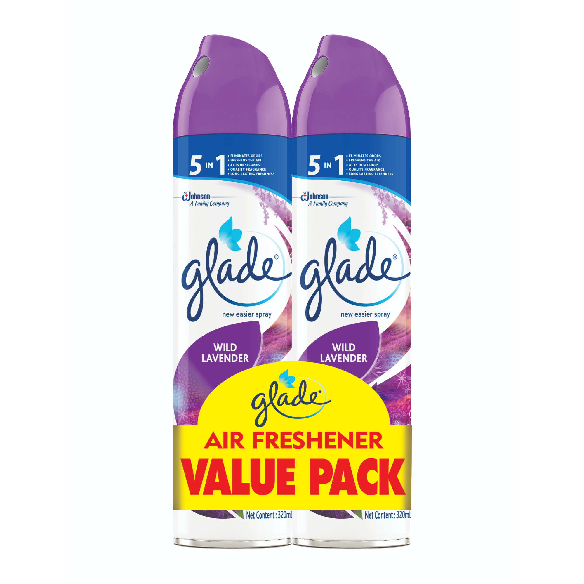 Glade Air Freshener Wild Lavender 320ml Twin Pack | Lazada PH