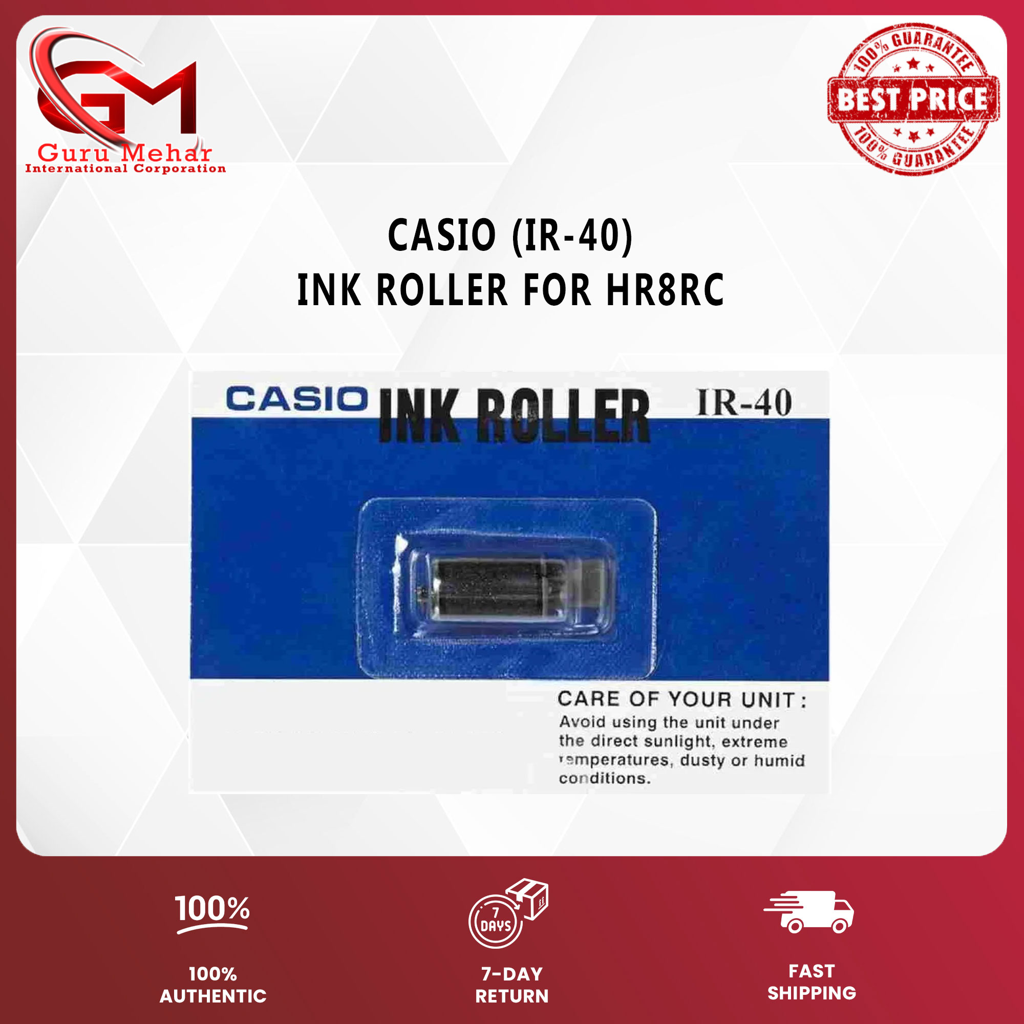 CASIO (IR-40) - Ink Roller for Printing Calculator HR8RC | Lazada PH