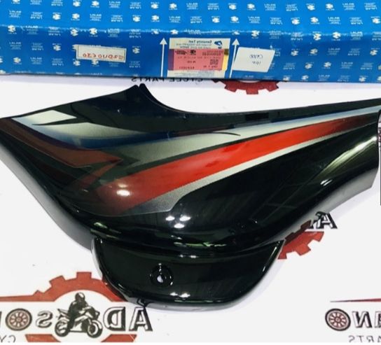 CT100 SIDE COVER FLAME RED BLACK RED | Lazada PH
