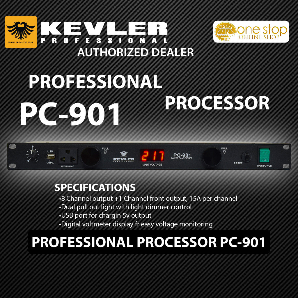 Kevler Professional PC-901 Professional Processor 8 channel •OSOS• | Lazada PH