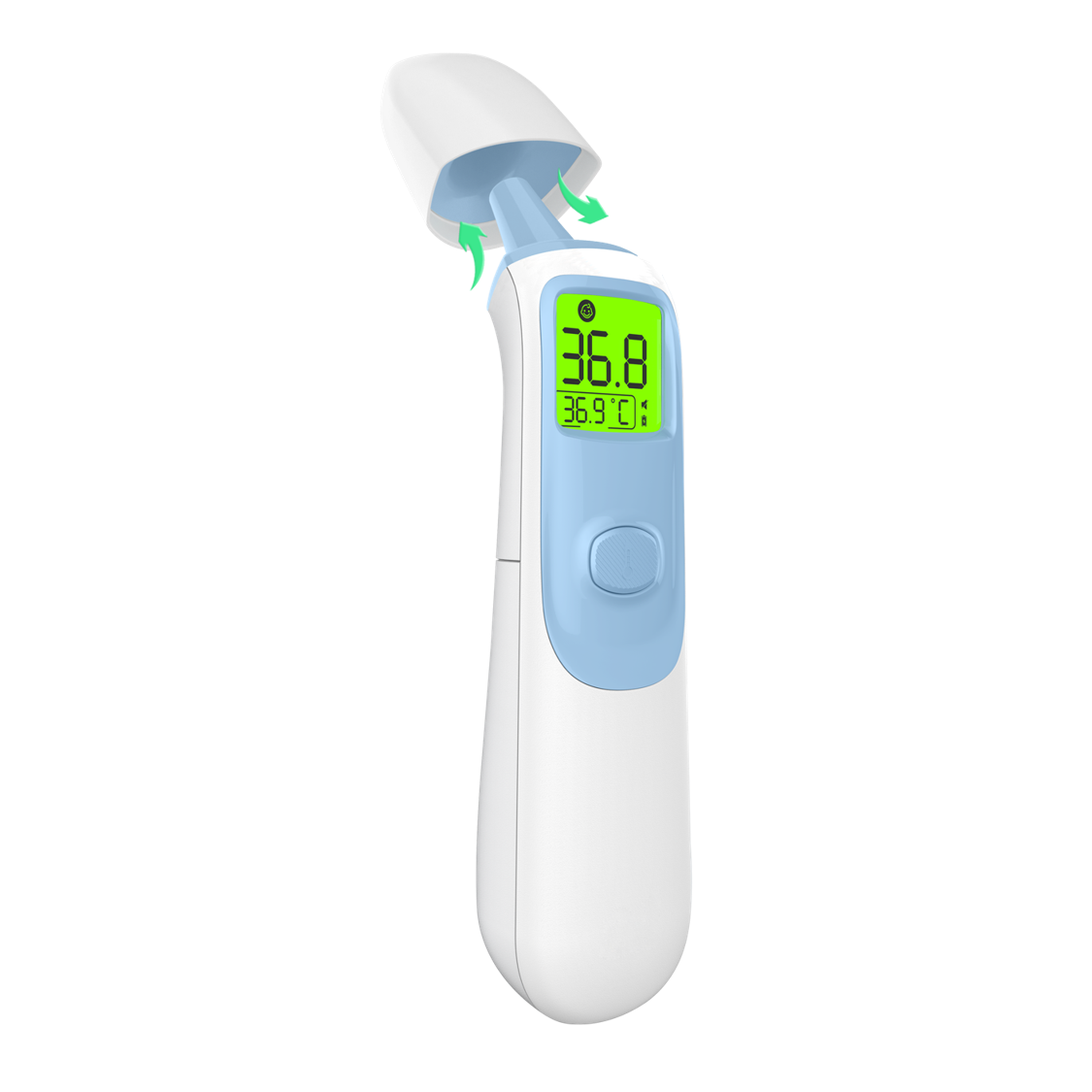 3 In 1 Ear Forehead Infrared Thermometer for Kids Infant ℃/℉ Mute Non ...