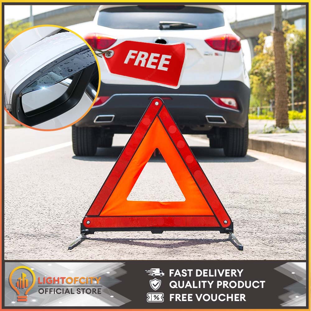 LIGHT OF CITY (BUY 1 GET FREE ANTI-RAIN VISOR) Car Early Warning Device ...