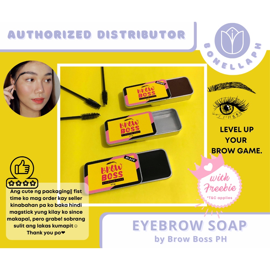 BROW BOSS PH Eyebrow Soap for Fuller Eyebrow | Lazada PH