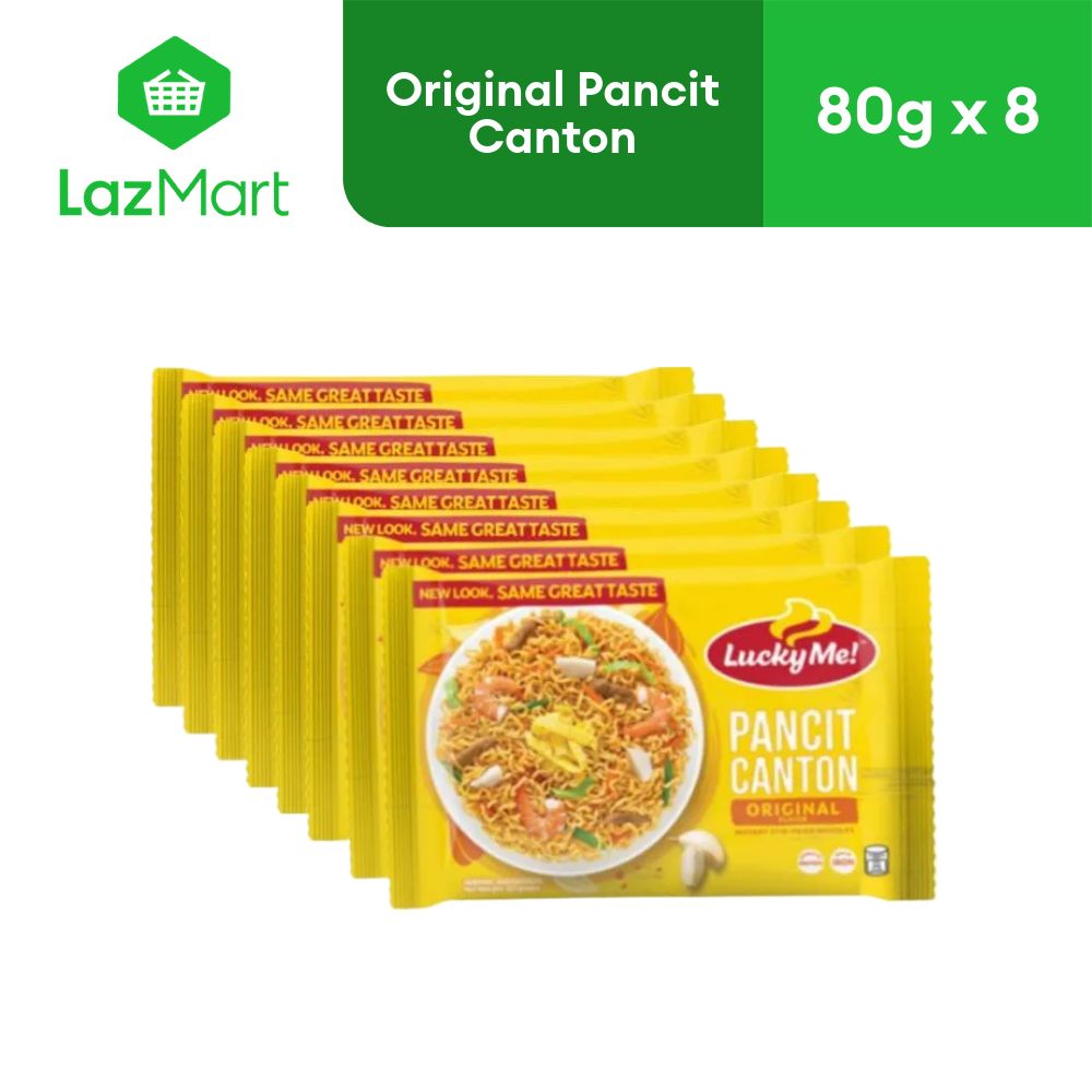 Lucky Me! Pancit Canton Original 80g - Pack of 8 | Lazada PH