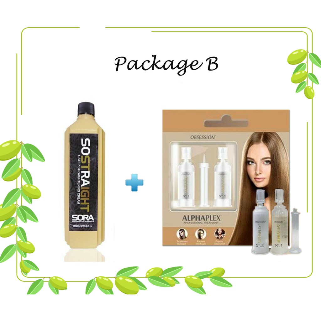 New Stock Arrival Sora 1-Step Rebonding 3in1 Rebond Cream 1000ml ...