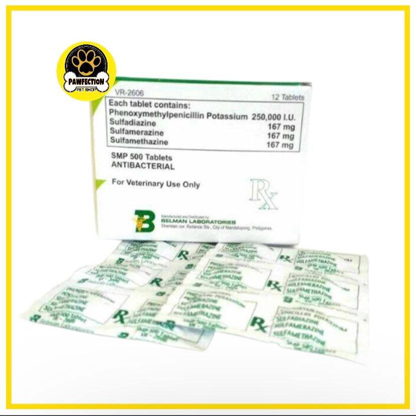 SMP 500 (sold per box) 12 tablets x 1 box | Lazada PH