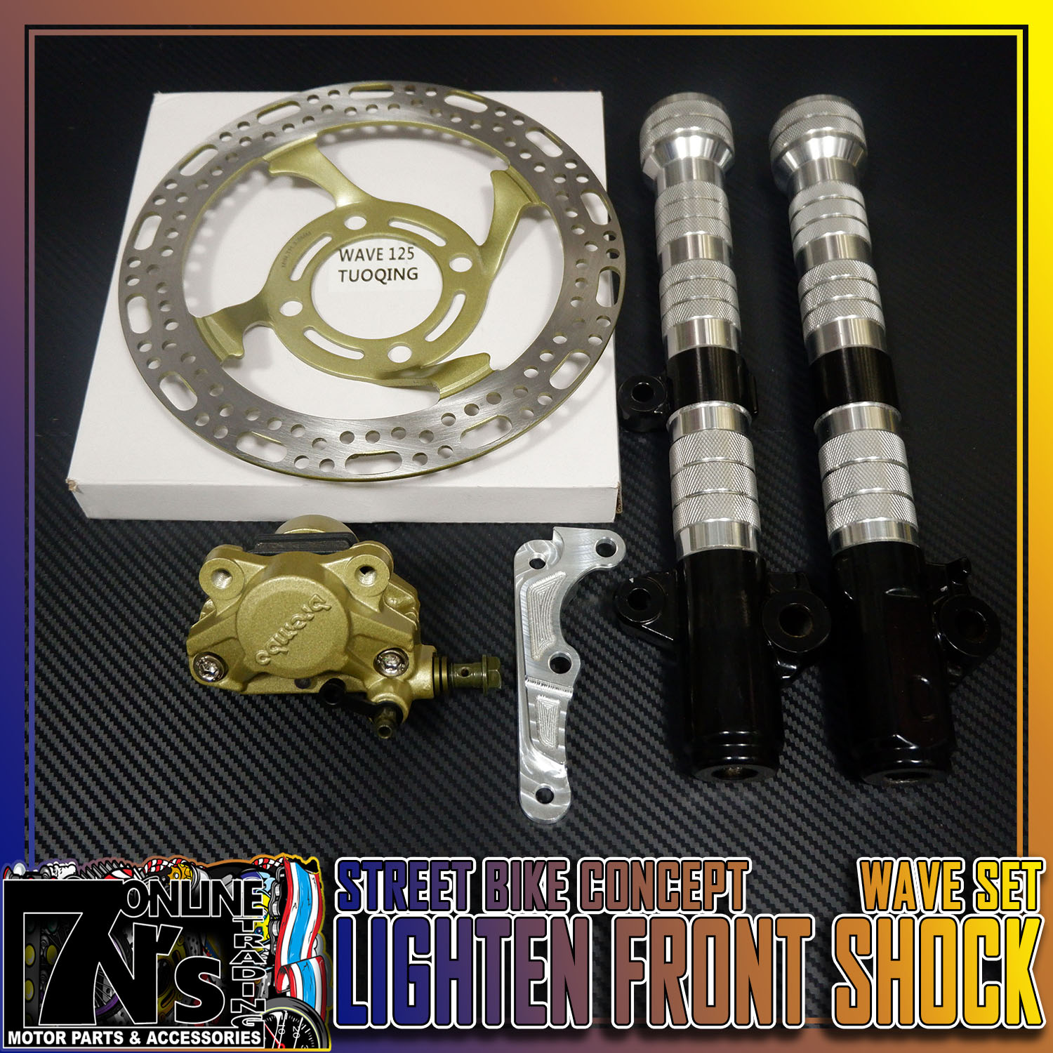 LIGHTEN FRONT SHOCK/NGO CALIPER(Street Bike Concept, Wave Set) - WAVE ...