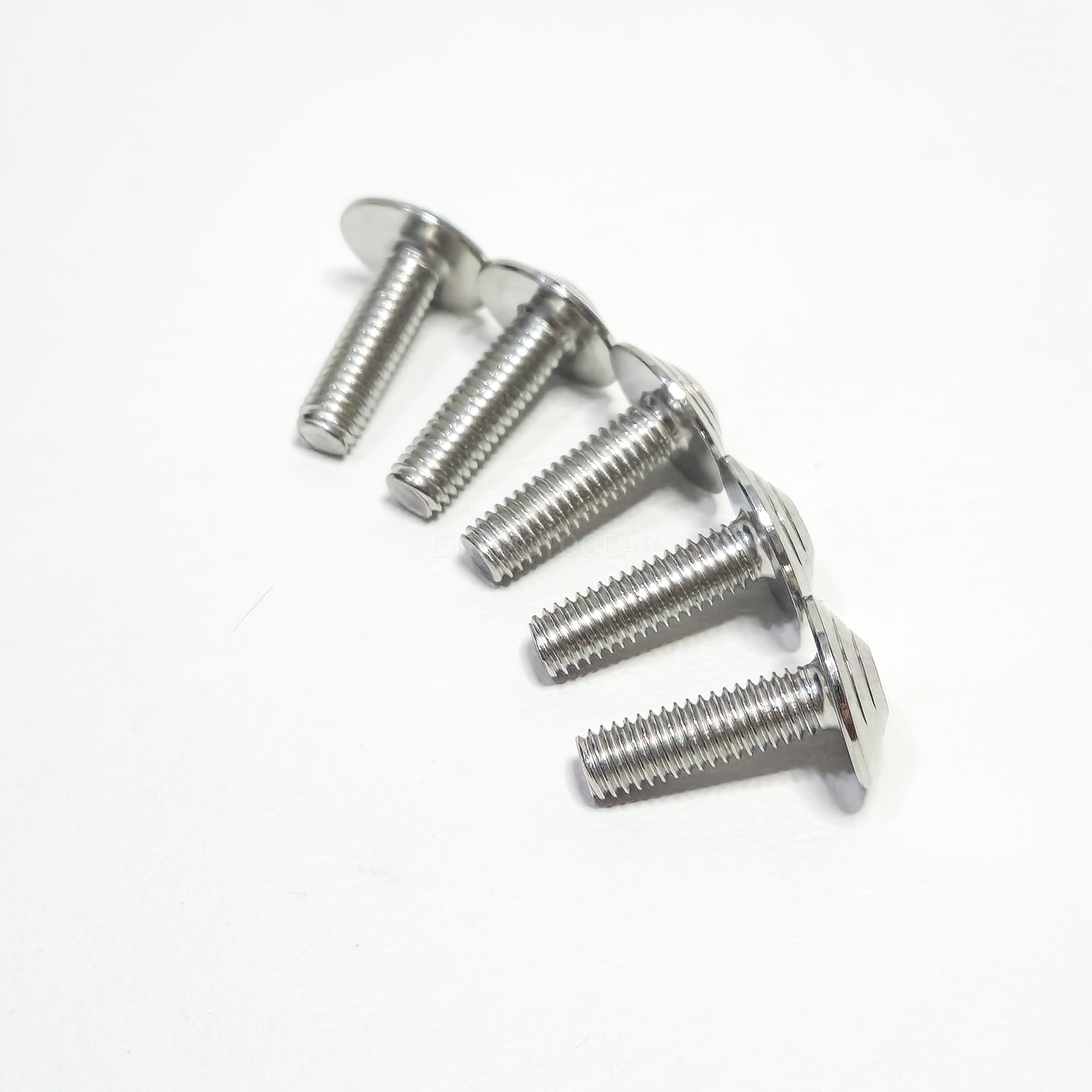 Honda Click 150 V2-V3 Disc Brake Rotor Bolt Set - 5-Pcs Gold & White ...