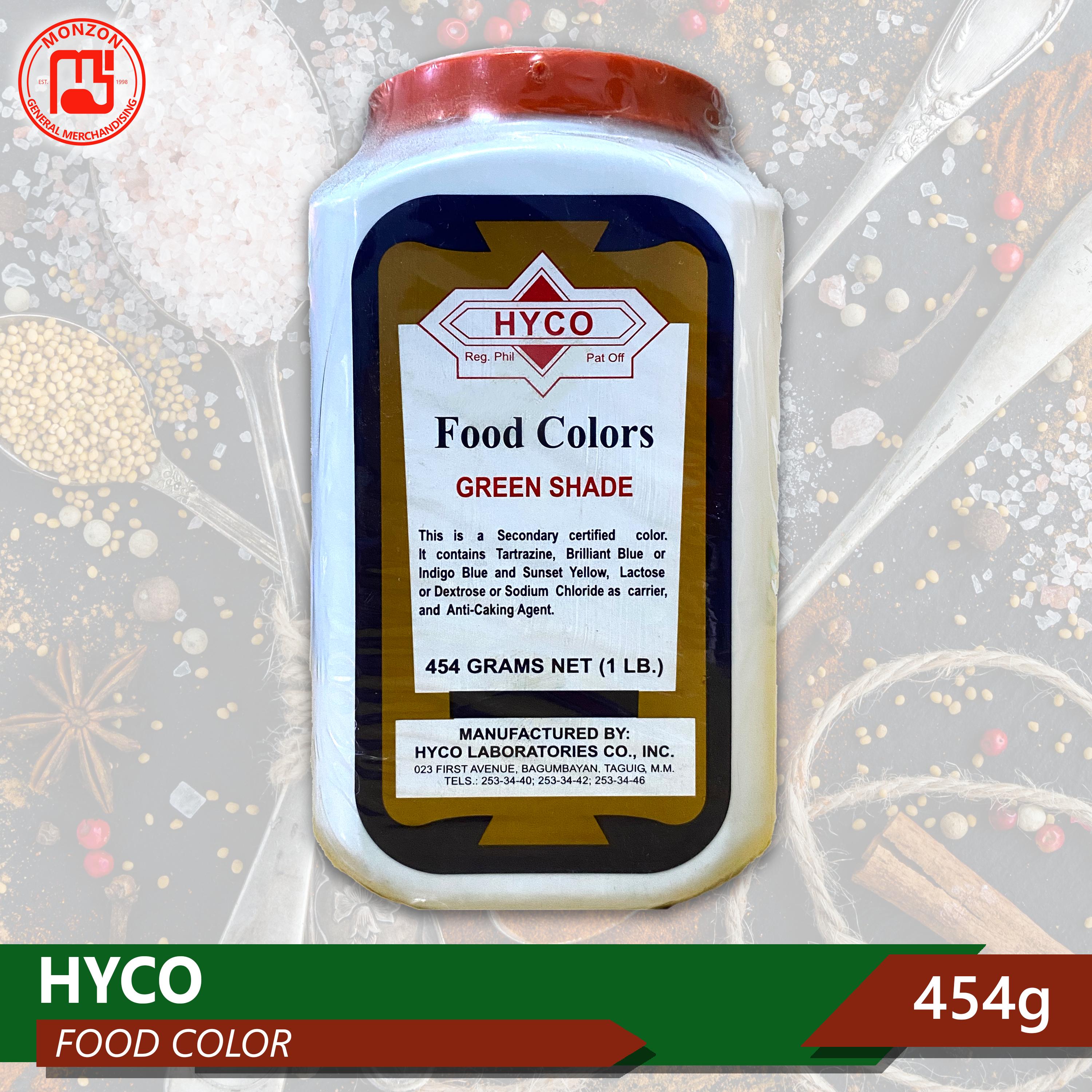 Hyco Food Colors Green Shade 454g | Lazada PH