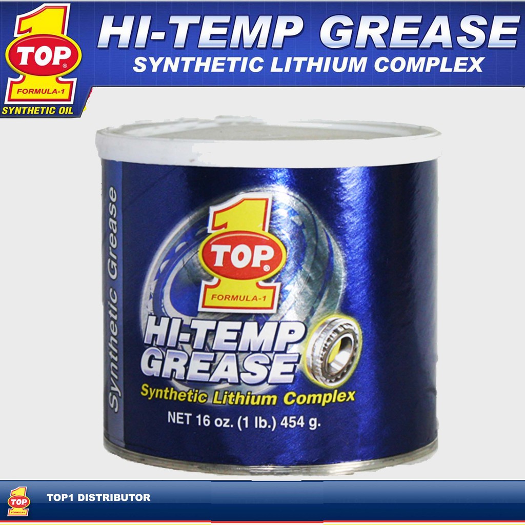 Top 1 HI-TEMP SYNTHETIC GREASE (454g) High Temperature Grease | Lazada PH