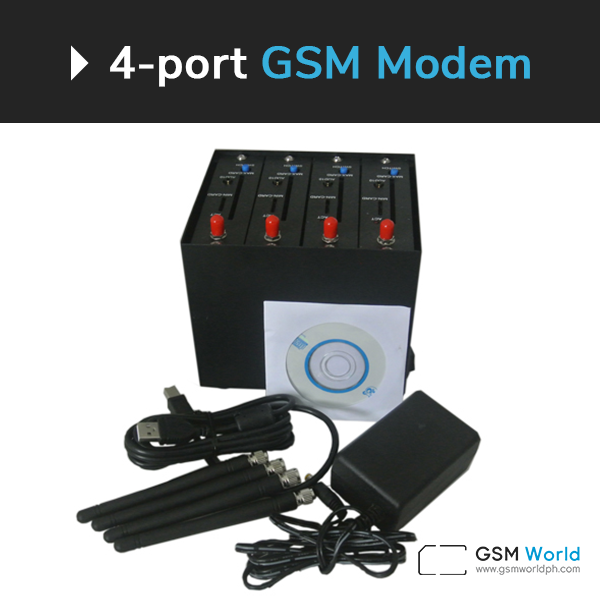 4-Port GSM Modem for SMS GSM World | Lazada PH