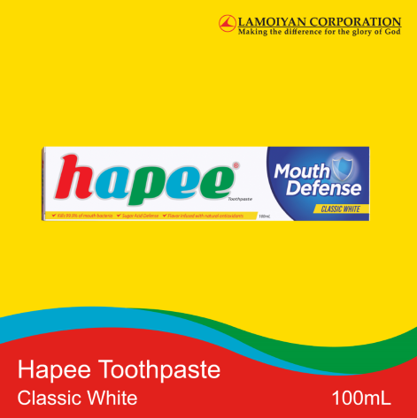 Hapee Toothpaste Fresh & Cool White 100mL | Lazada PH