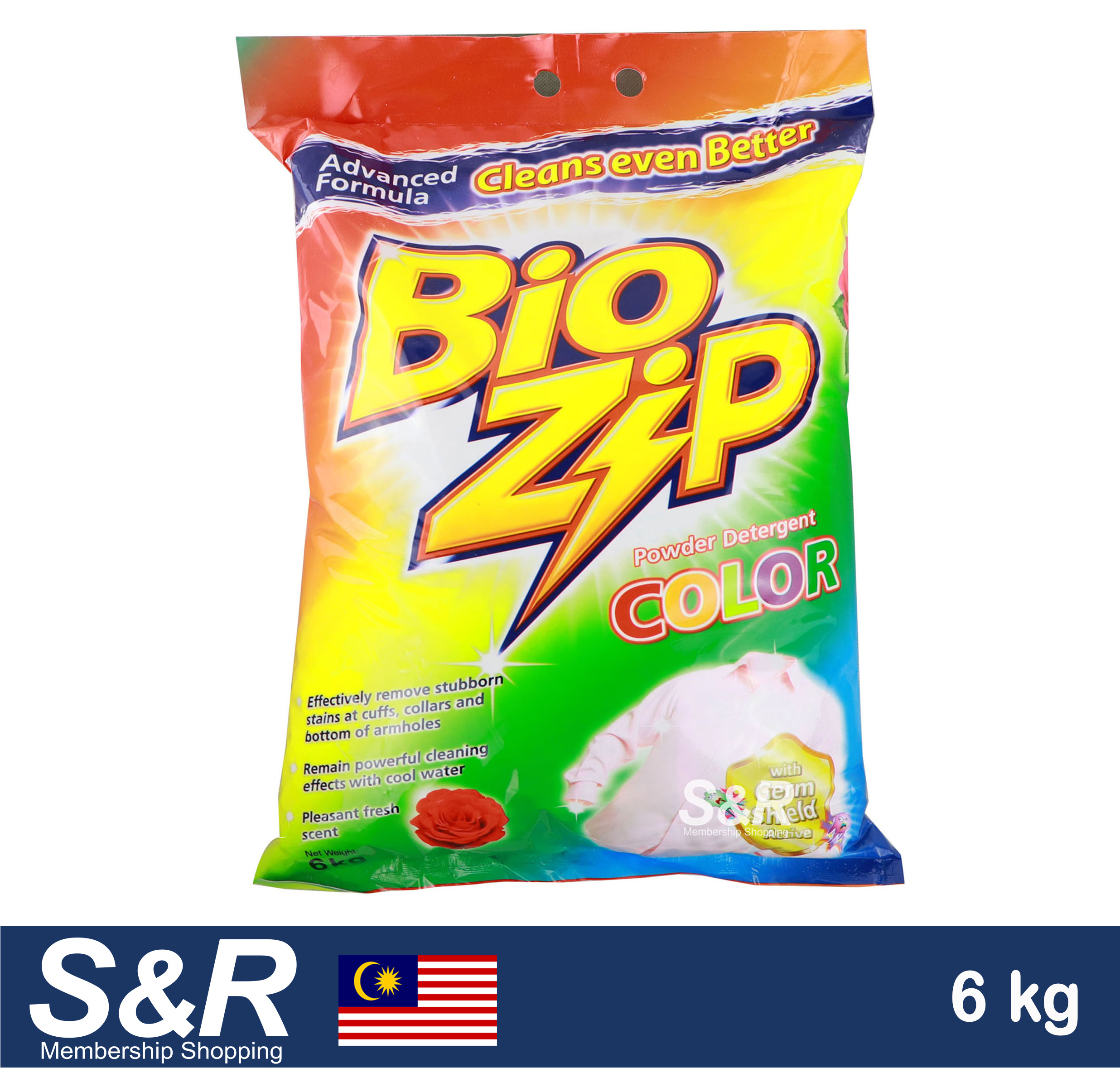 Bio Zip Detergent Powder Color 6kg | Lazada PH