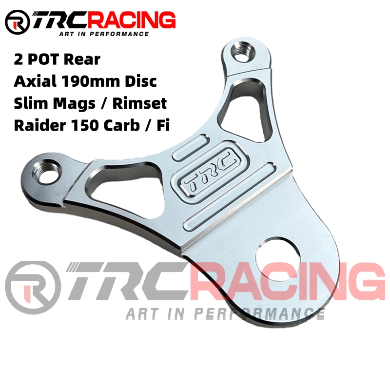 TRC Racing PH CNC Raider 150 CARB / FI 2 Pot Rear Brake Caliper Bracket ...