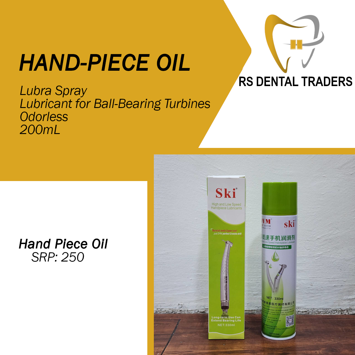 Hand Piece Oil Lubricant Spray - 330 mL | Lazada PH