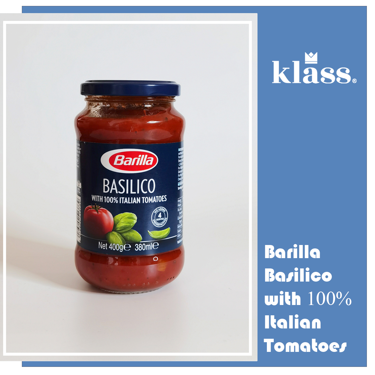 Barilla Basilico 400g (Pasta, Spaghetti, Pizza Sauce) | Lazada PH