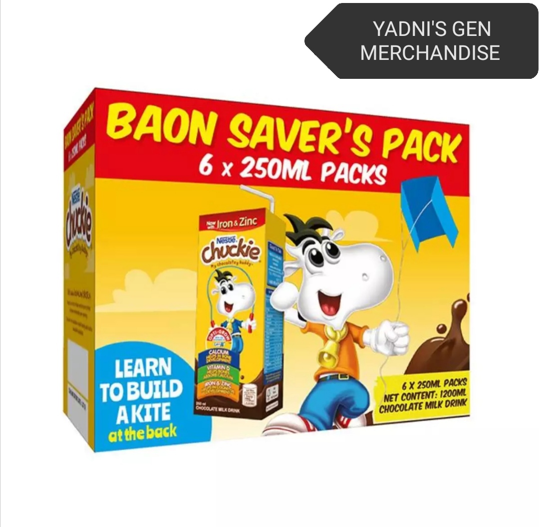 Nestle Chuckie Opti-Grow Chocolate Milk Drink Baon Saver's Pack 6 x ...