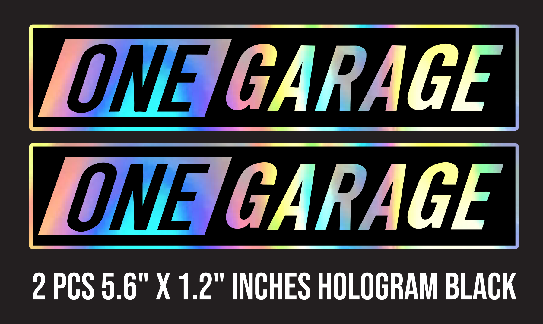 1G Inspired One Garage Sticker Decal Waterproof | Lazada PH