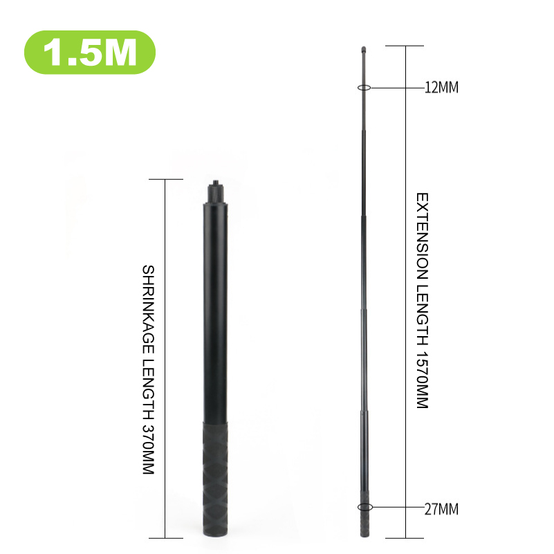 Insta360 X3 3M Invisible Selfie Stick Adjustable Metal Extension Rod ...