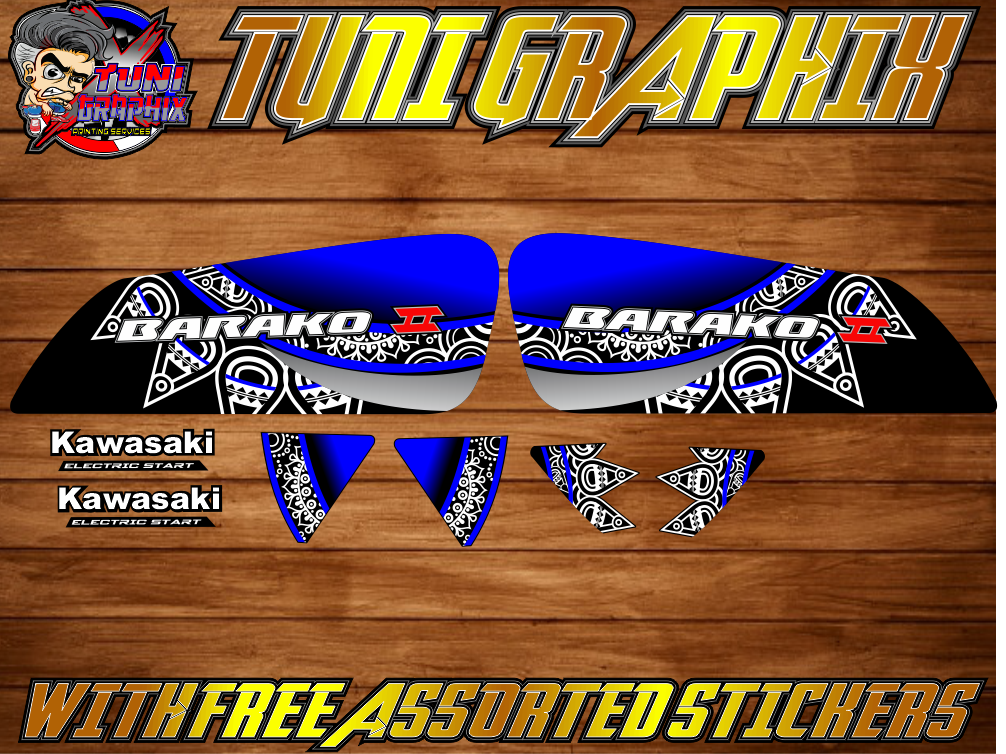 Barako Kawasaki 175 New Stock decal 2023 | Lazada PH