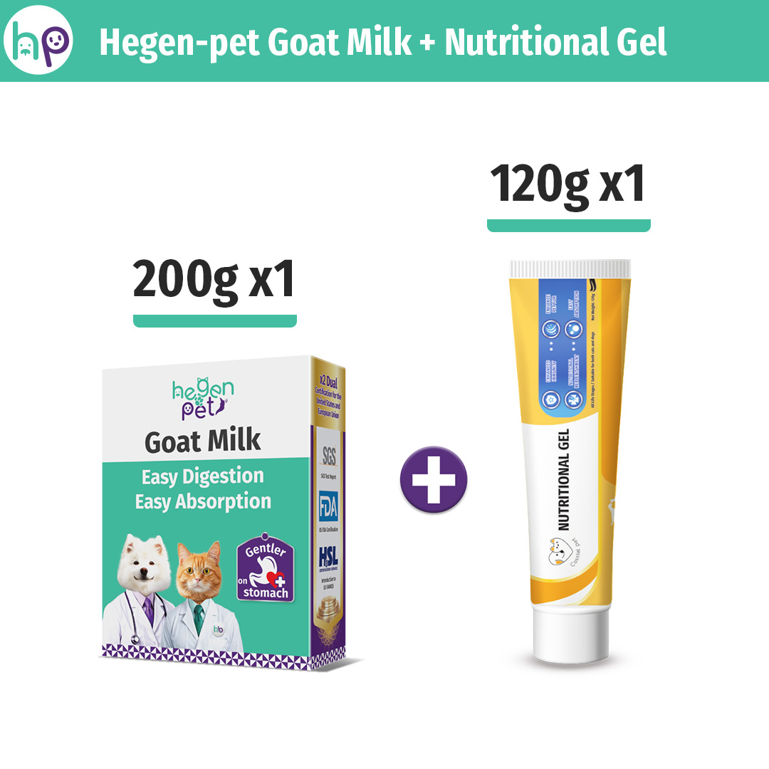 Hegen Pet Puppy & Kitten Goat's Milk Replacer with Vitamins and ...