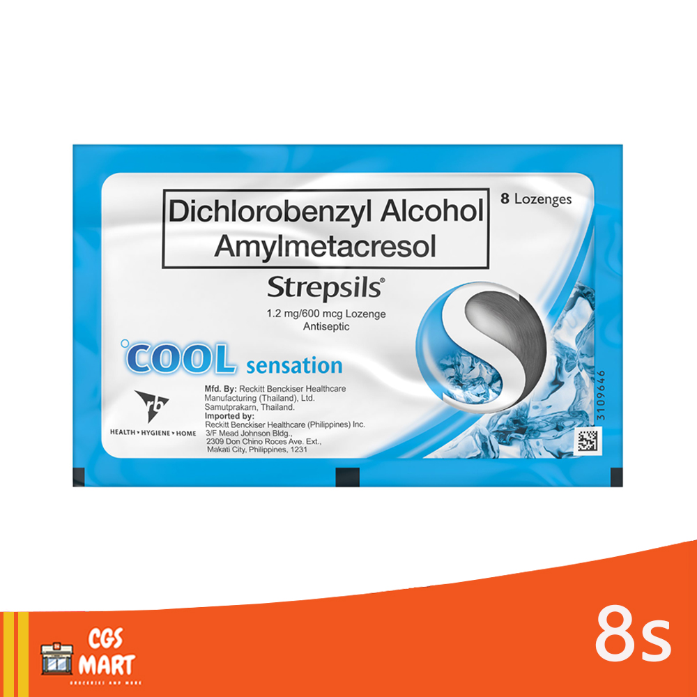 Strepsils Cool Sensation Lozenges 8's per pack Product of Thailand ...