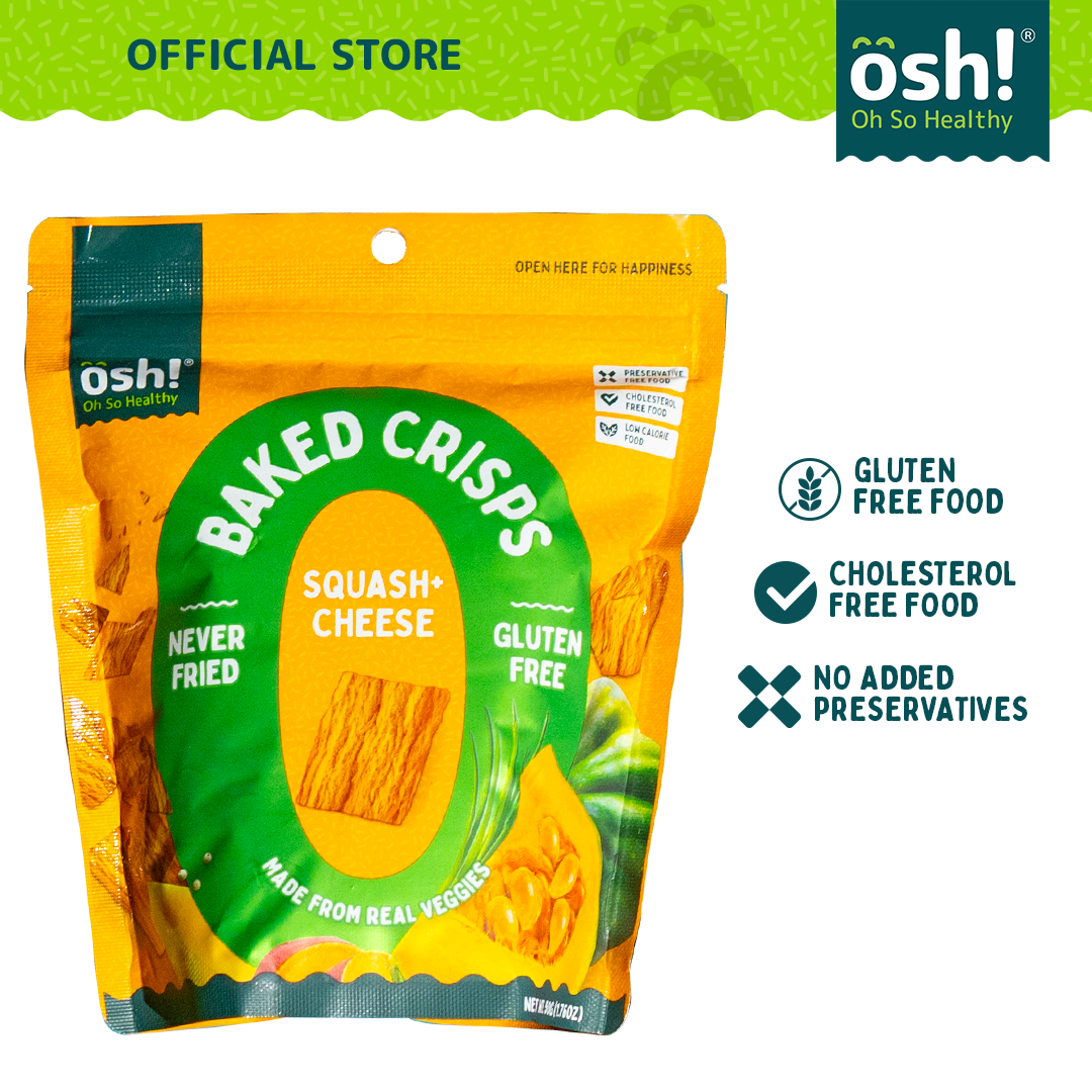 OSH! Savory Crisps Cheese Squash Corn 50g | Lazada PH