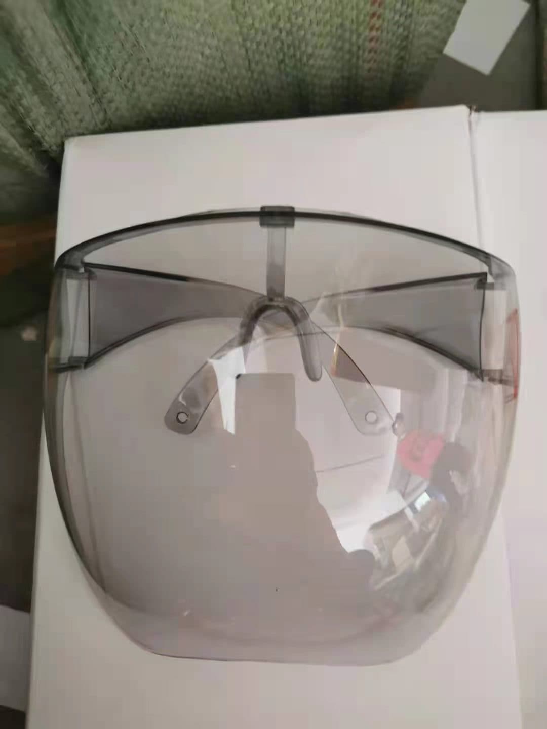 Sense of technology Fashion Transparent Full Face shield Acrylic/Hard ...