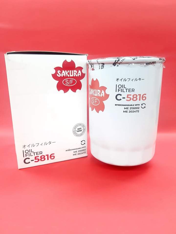 SAKURA OIL FILTER C-5816 (C-313 VIC ) MITSUBISHI 4M40, 4D33, 4D35, 4D36 ...