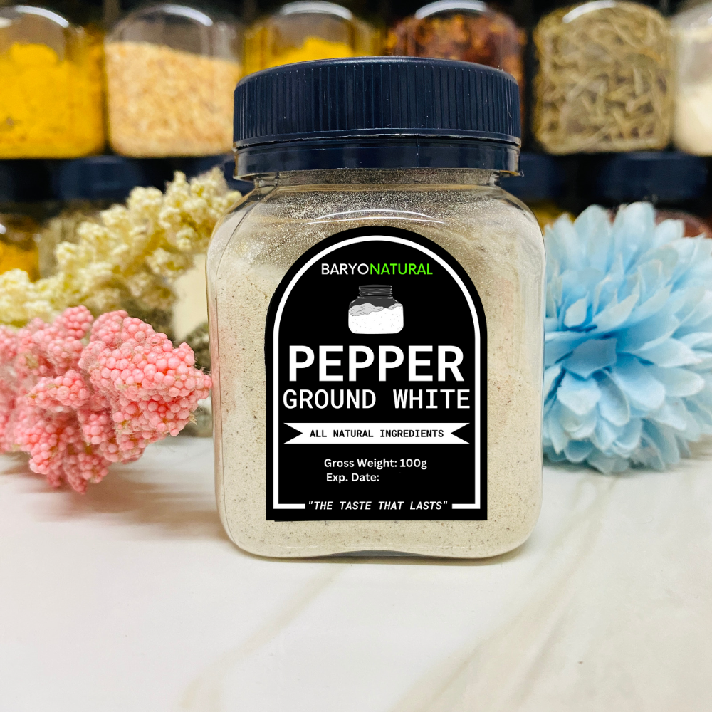 WHITE PEPPER POWDER 100g All natural herbs and spices | Premium quality ...