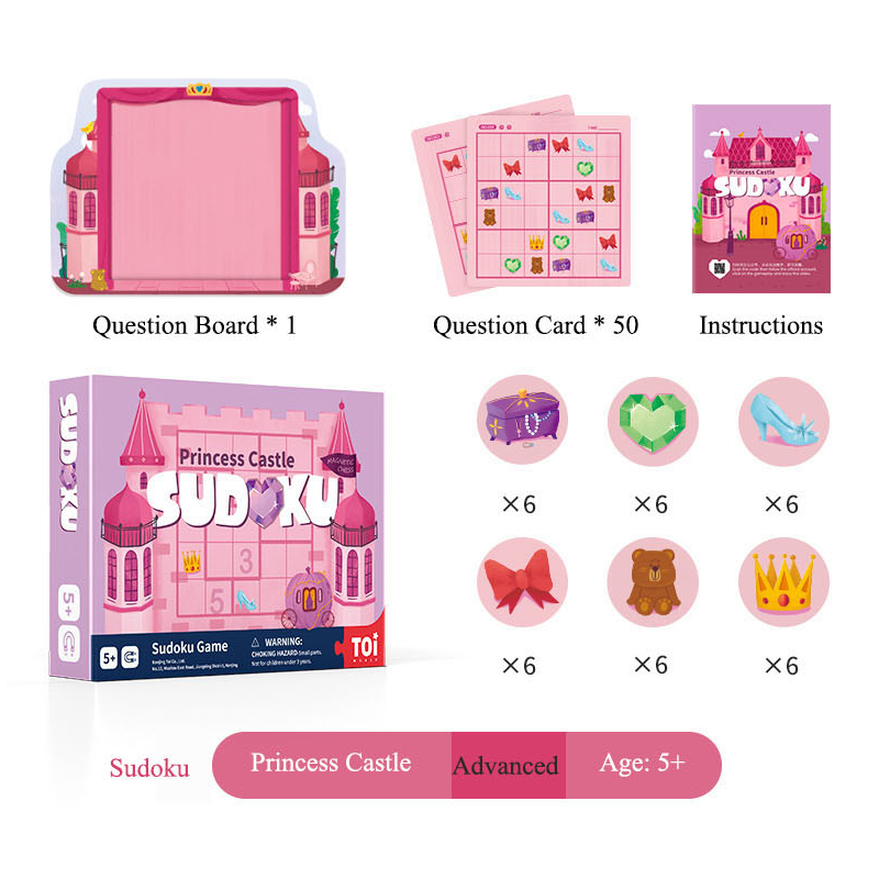 TOi World Children Magnetic Sudoku Brain Game Table Games Leveled ...