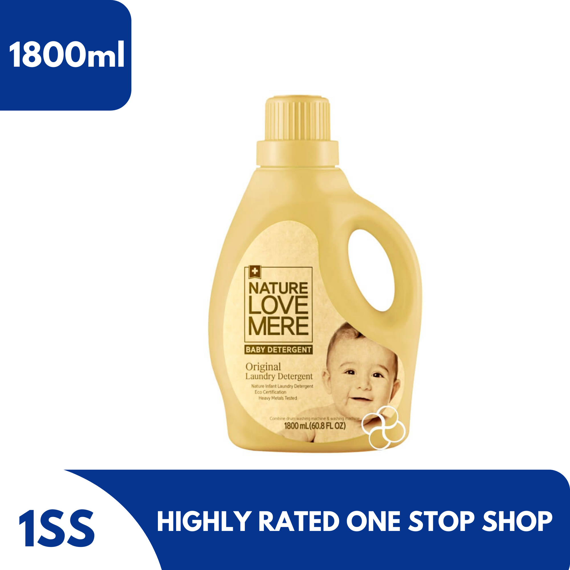 Nature Love Mere Original Baby Liquid Detergent, 1800ml | Lazada PH