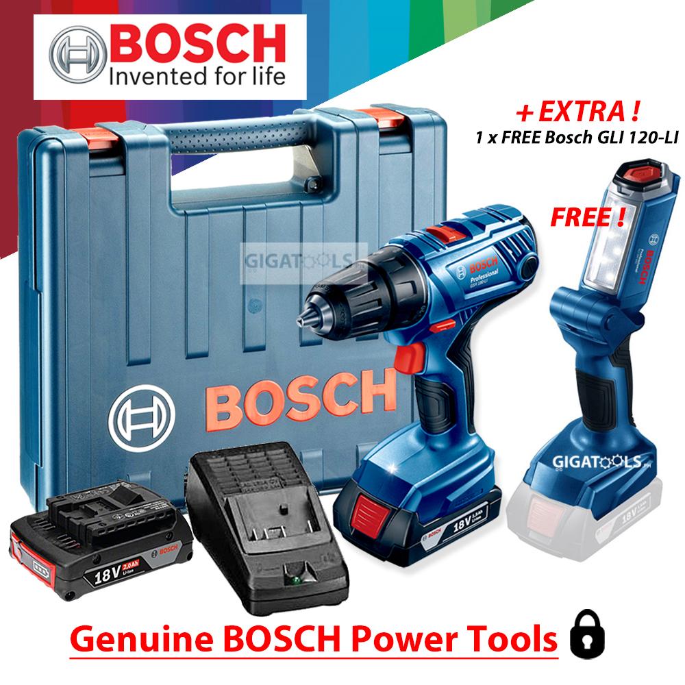 New Bosch GSR 180-LI Professional Cordless Drill / Driver 18V with FREE ...