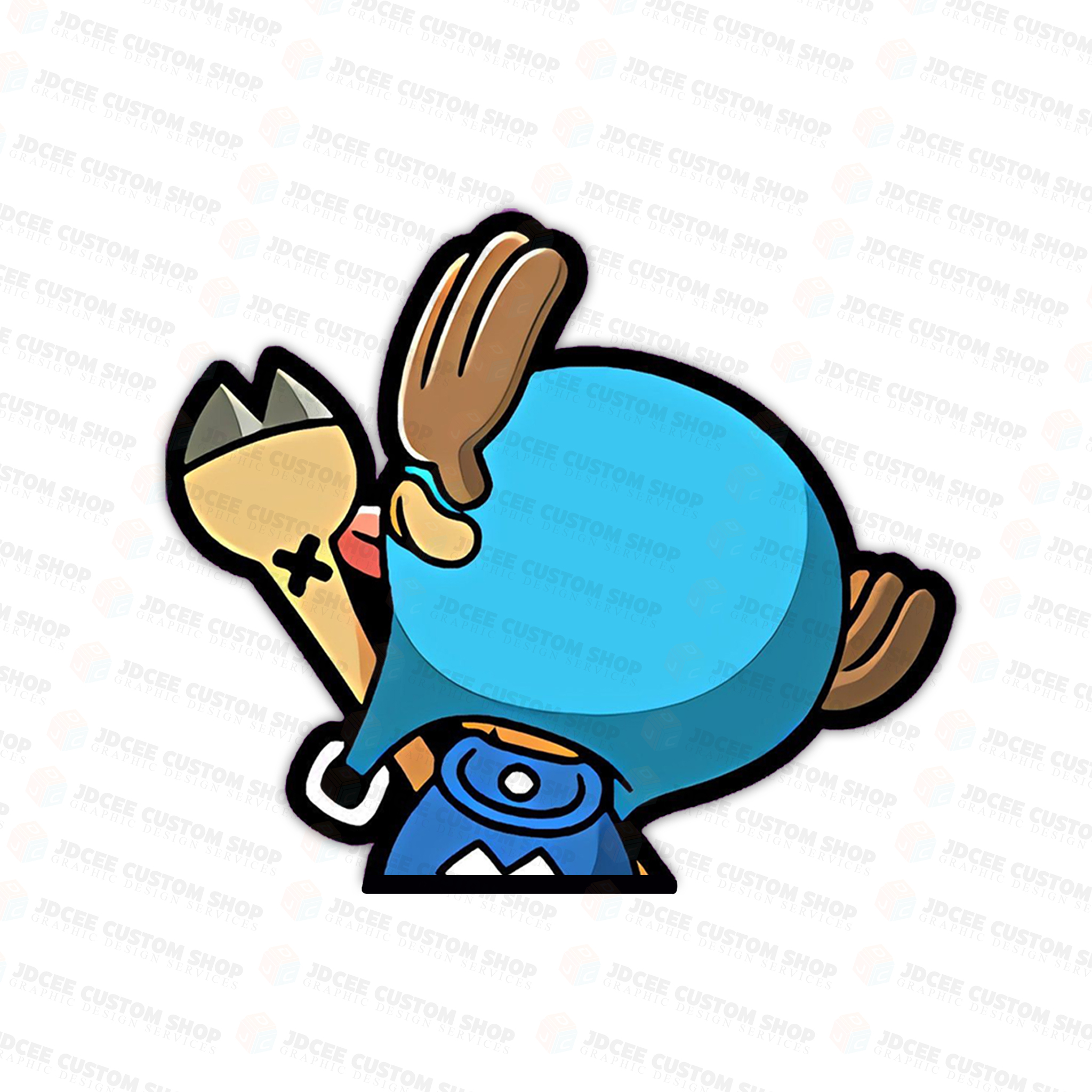 AQUAFLASK PEEKER STICKERS One Piece Chopper Waterproof | Lazada PH