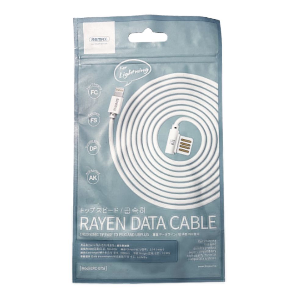 Cable Remax Lightning Rayen Rc-075 White | Lazada PH