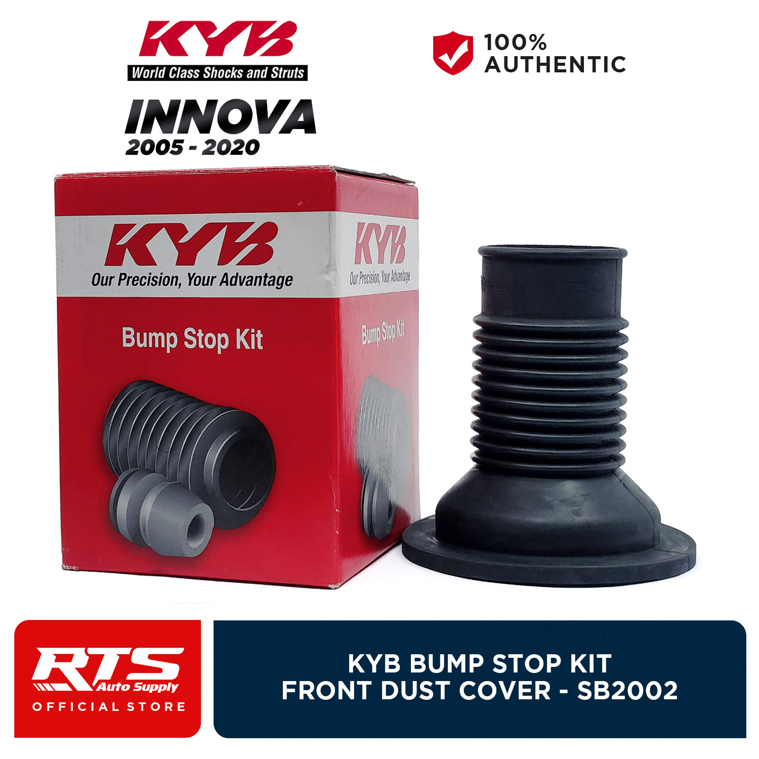 KYB Front Bump Stop kit Dust Cover for Toyota Innova 2005 - 2015 SB2002 ...