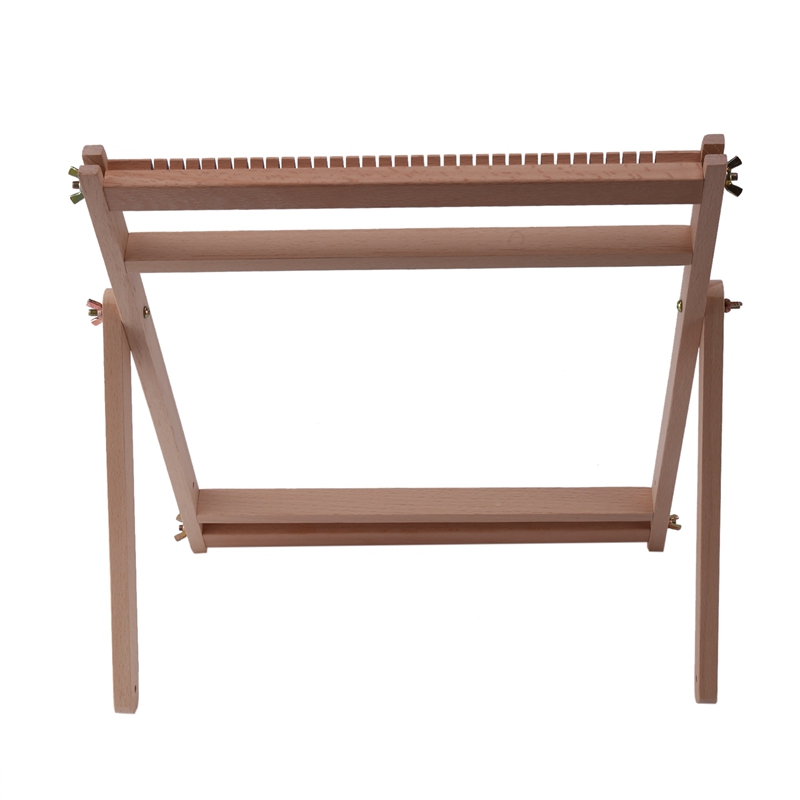 Wooden Weaving Loom with Stand, Multi-Craft Weaving Looms Kit,Weaving ...
