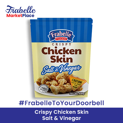 Frabelle Foods Crispy Chicken Skin Salt & Vinegar 100g | Lazada PH