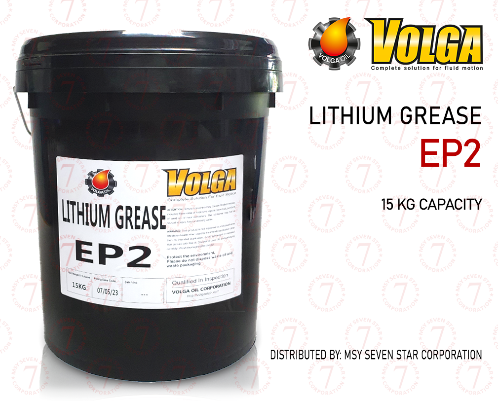 VOLGA LITHIUM EP2 15KG HEAVY DUTY EXTREME PRESSURE LITHIUM GREASE | Lazada PH