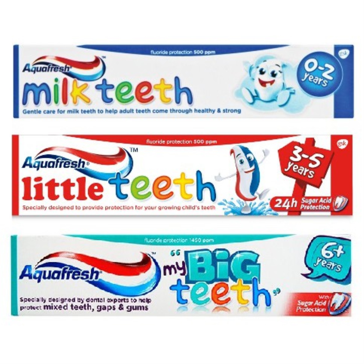 toothpaste卍 ﺴ Exp: 2023; Aquafresh Kids toothpaste Milk / Little / Big ...