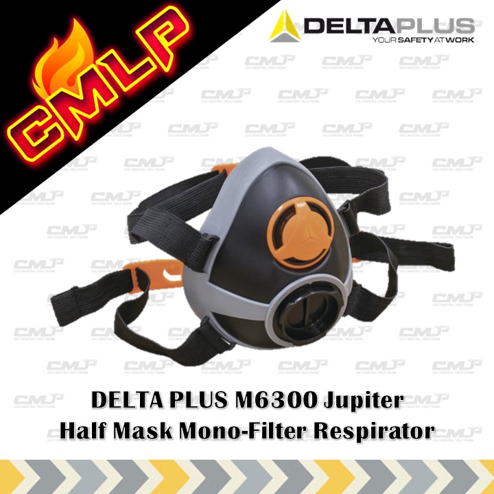 DELTA PLUS M6300 Jupiter Half Mask Mono-Filter Respirator | Lazada PH